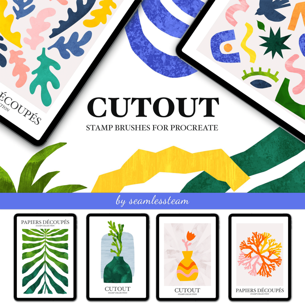 Cutout Stamp Brushes For Procreate – MasterBundles