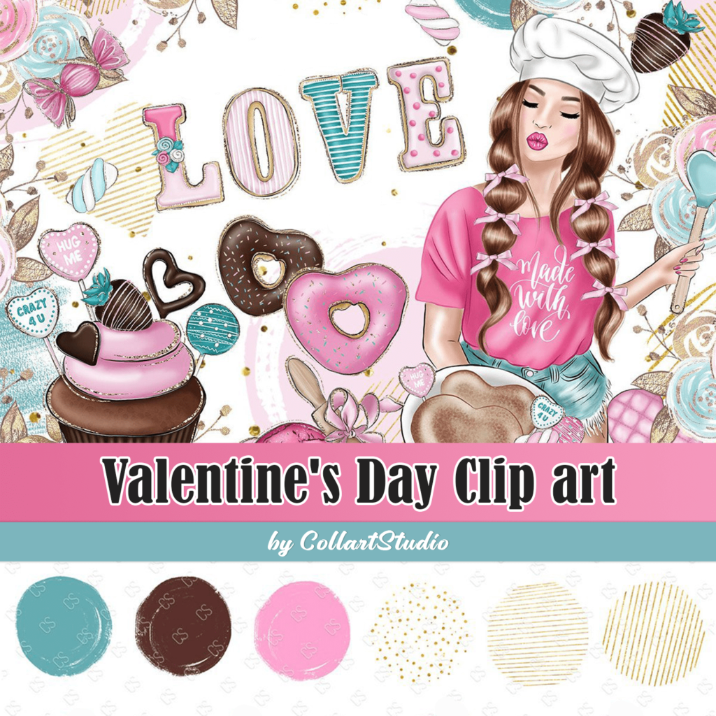 Valentine's Day Clip Art – MasterBundles
