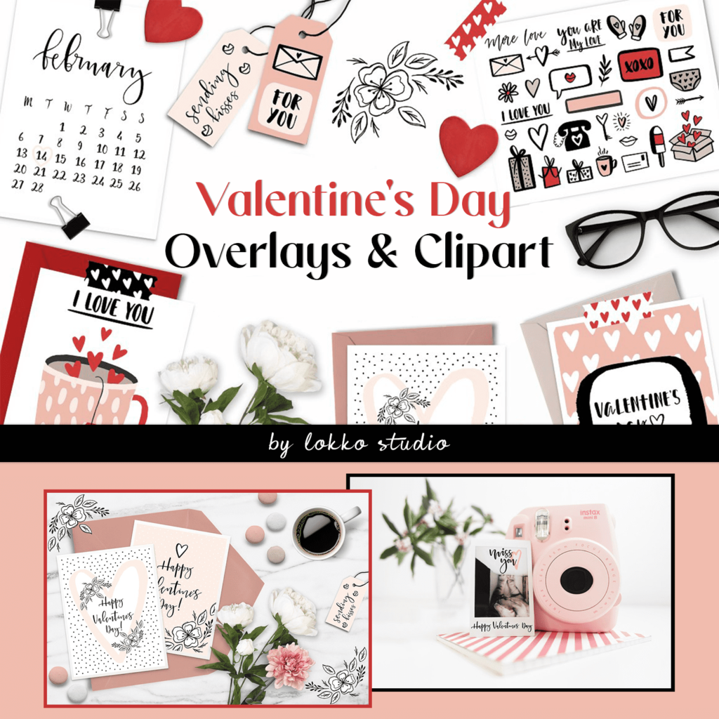 Valentine's Day Overlays & Clipart – MasterBundles
