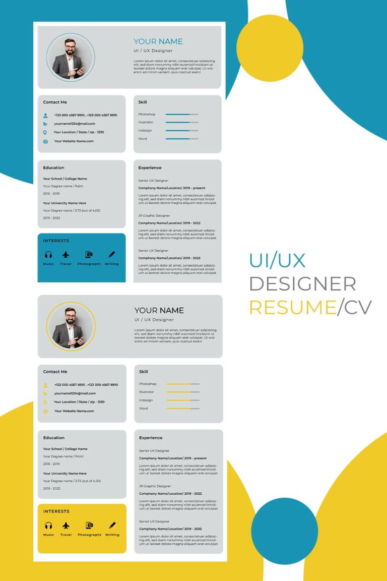 150+ beautiful resume super high-res resume - only $5 - MasterBundles