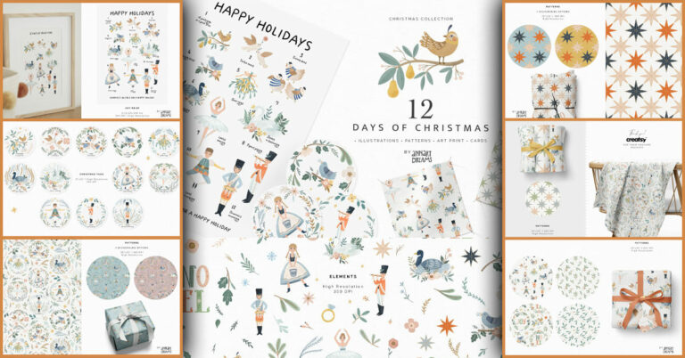 12 Days Of Christmas – MasterBundles
