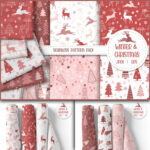 Winter & Christmas Pattern Pack – MasterBundles