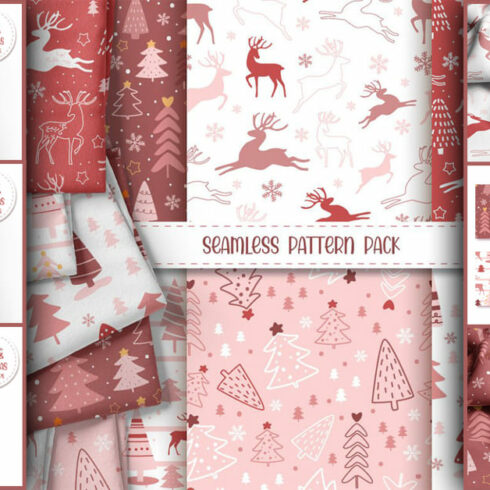 Winter & Christmas Pattern Pack | MasterBundles