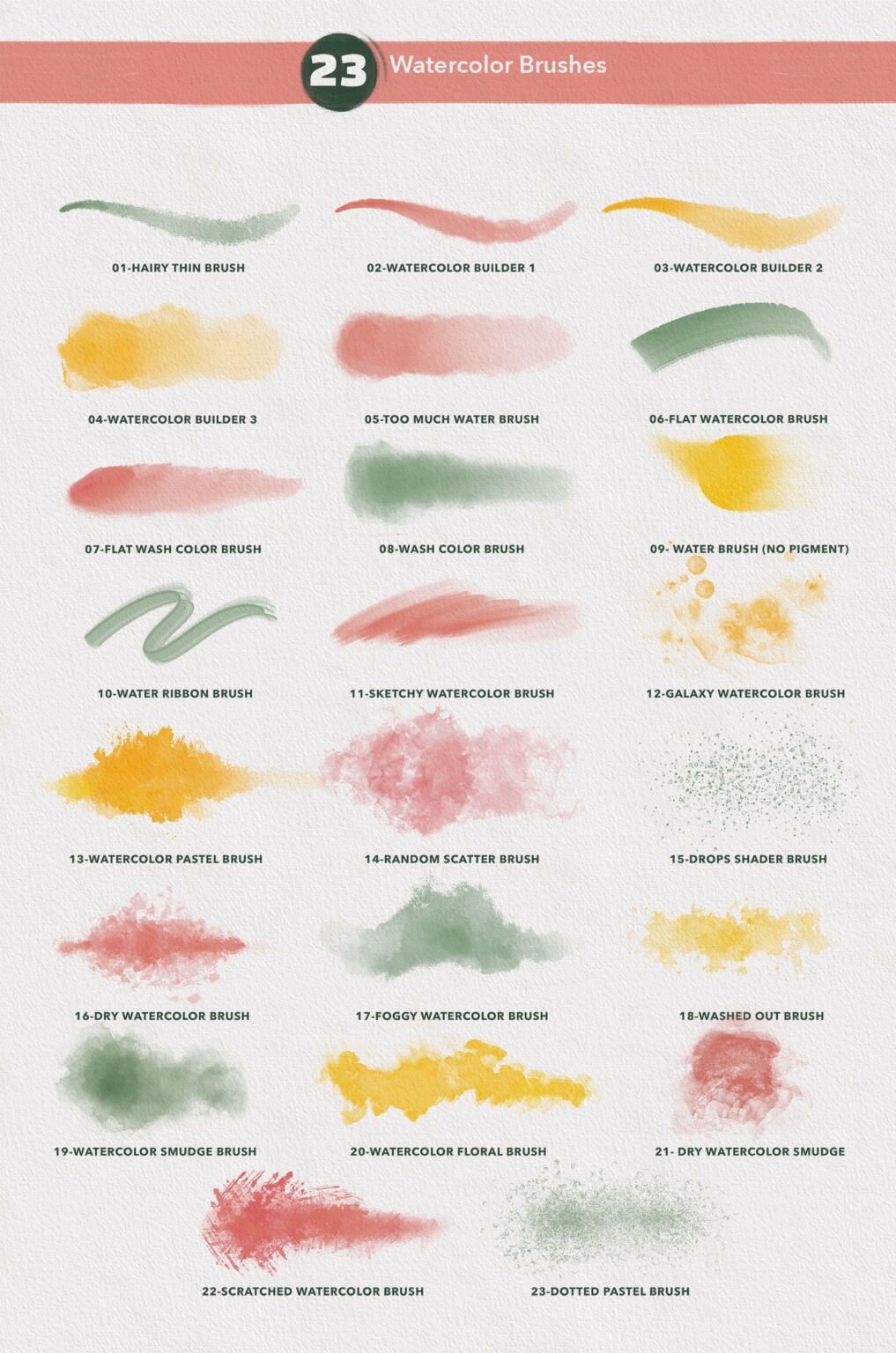 Wet & Dry Procreate Brush Set – MasterBundles