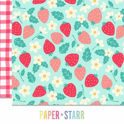 Fruit Digital Paper. Strawberry Digital Paper | MasterBundles