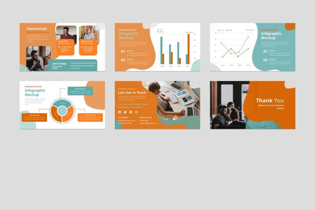 Webinar & Ecourse Presentation PowerPoint Template – MasterBundles
