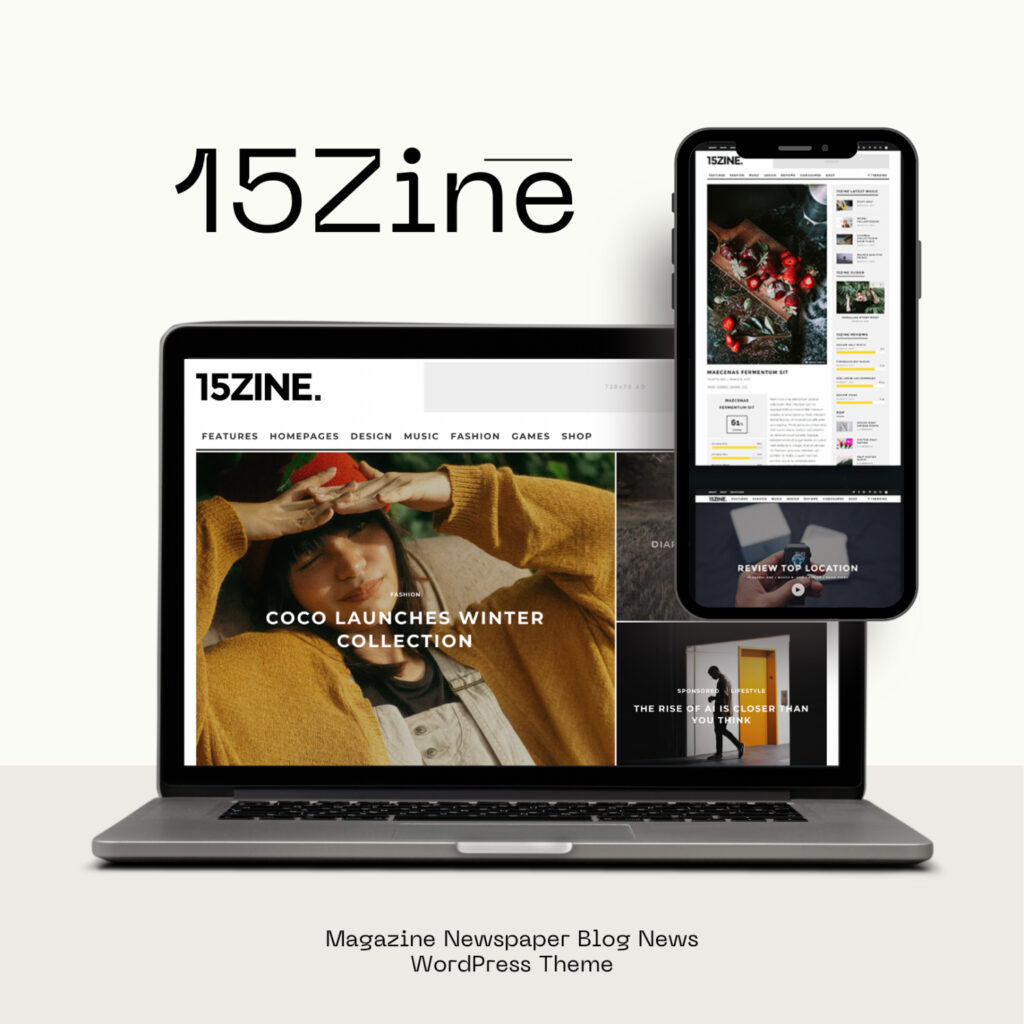 15Zine | Magazine Newspaper Blog News WordPress Theme – MasterBundles