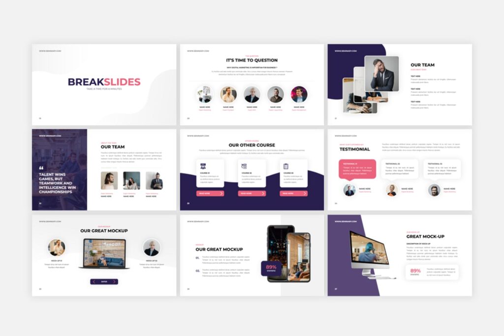 Seminary - Webinar & Seminar PowerPoint Template – MasterBundles