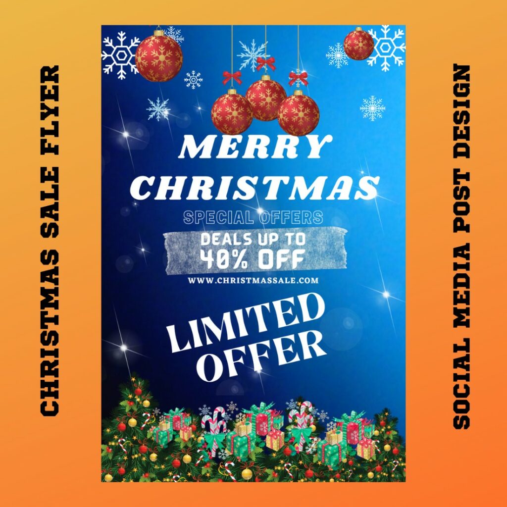 CHRISTMAS SALE FLYER - MasterBundles