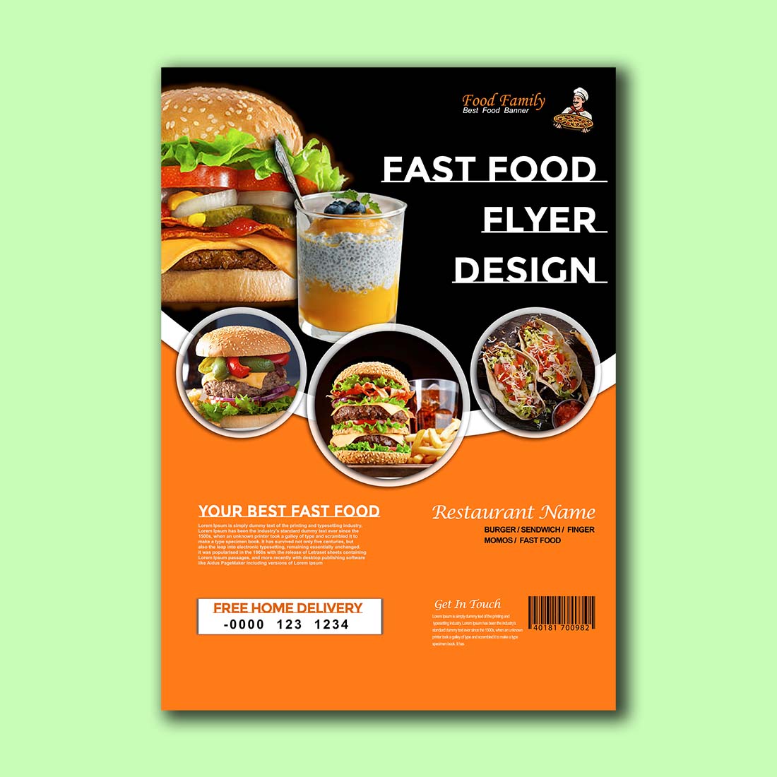 4 Vintage Style Flyers Design - MasterBundles