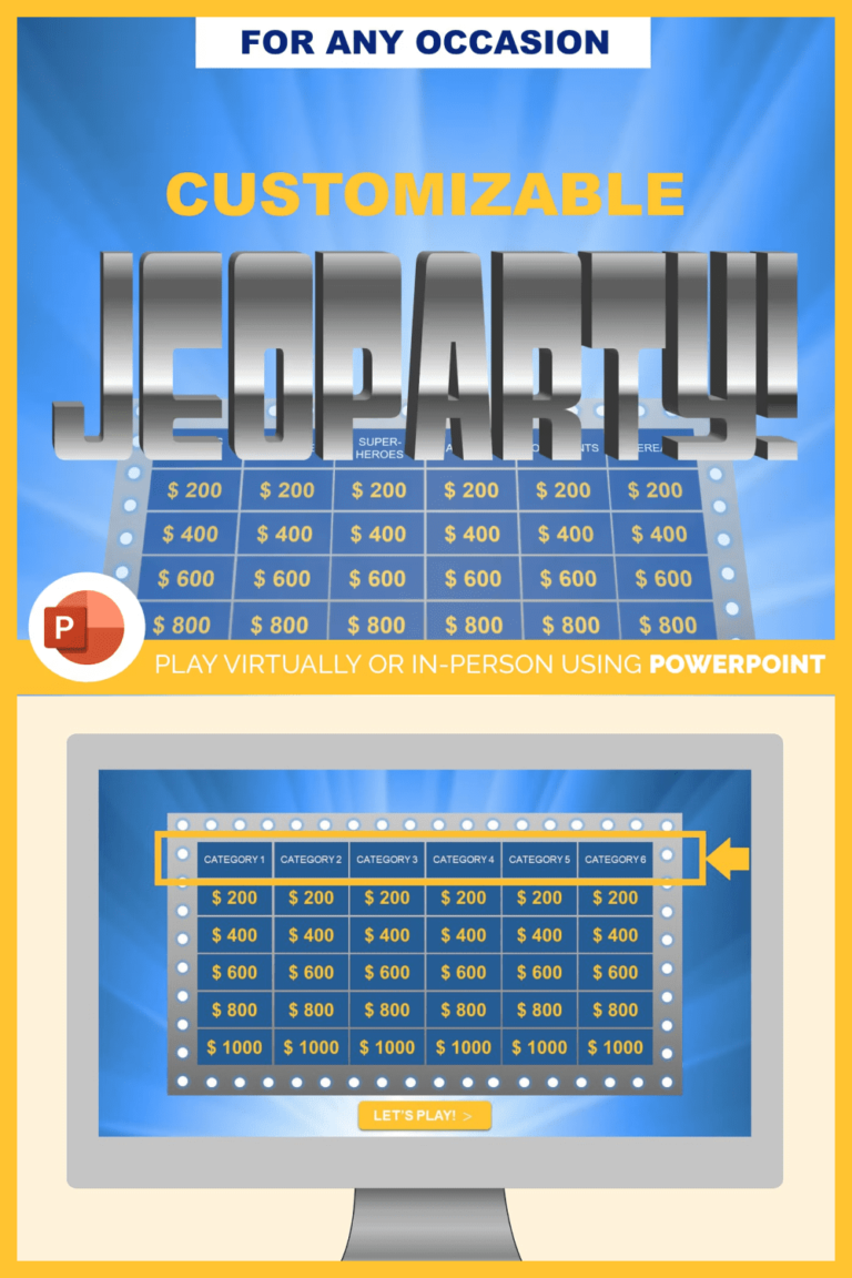 Jeopardy PowerPoint Template 2022: 20+ Free and Premium Options