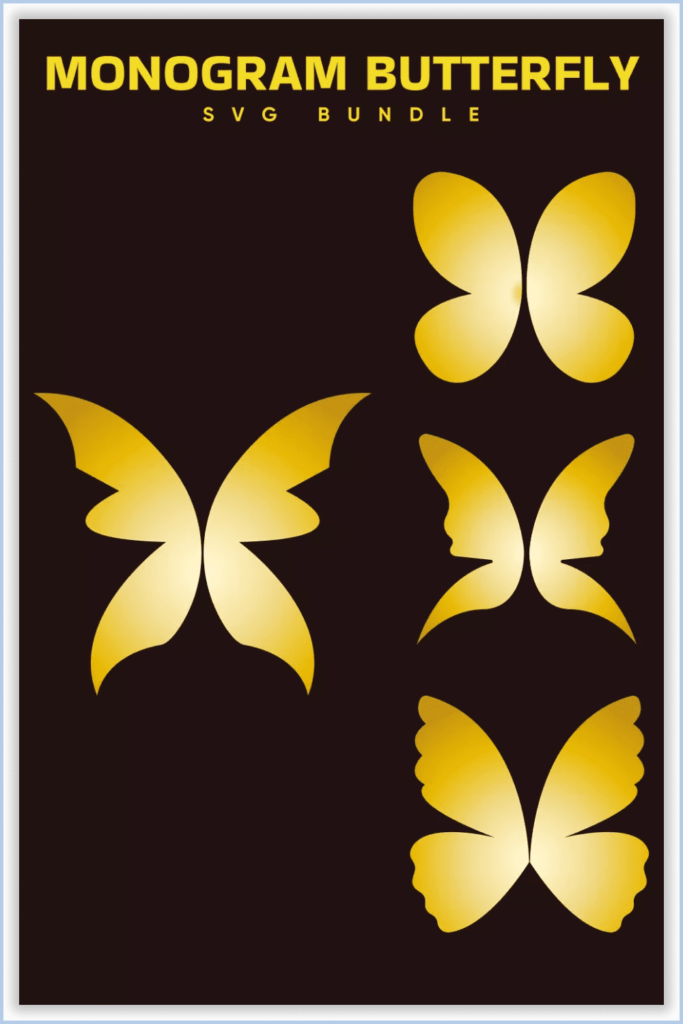 50+ Simple Butterfly SVG for 2022: Free and Premium