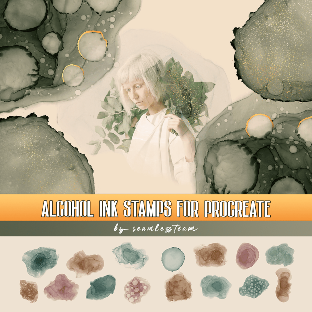 Alcohol Ink Stamps For Procreate – MasterBundles