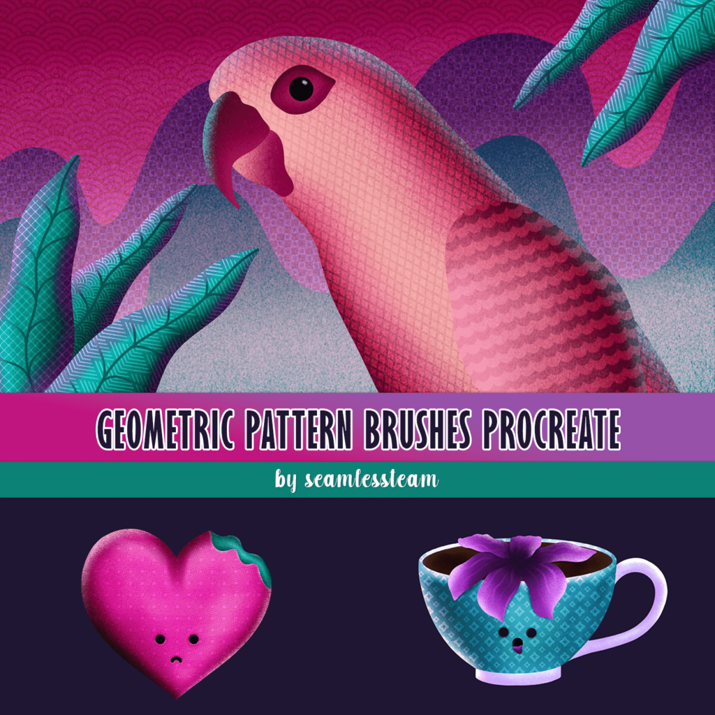 Geometric Pattern Brushes for Procreate – MasterBundles