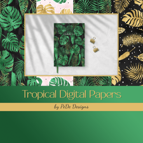Tropical Digital Papers – MasterBundles