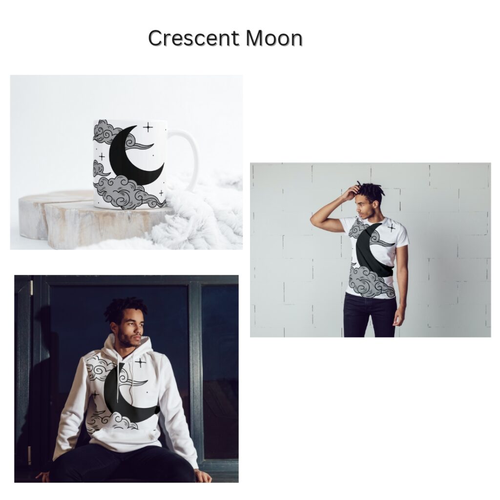 Crescent Moon PNG Design - MasterBundles