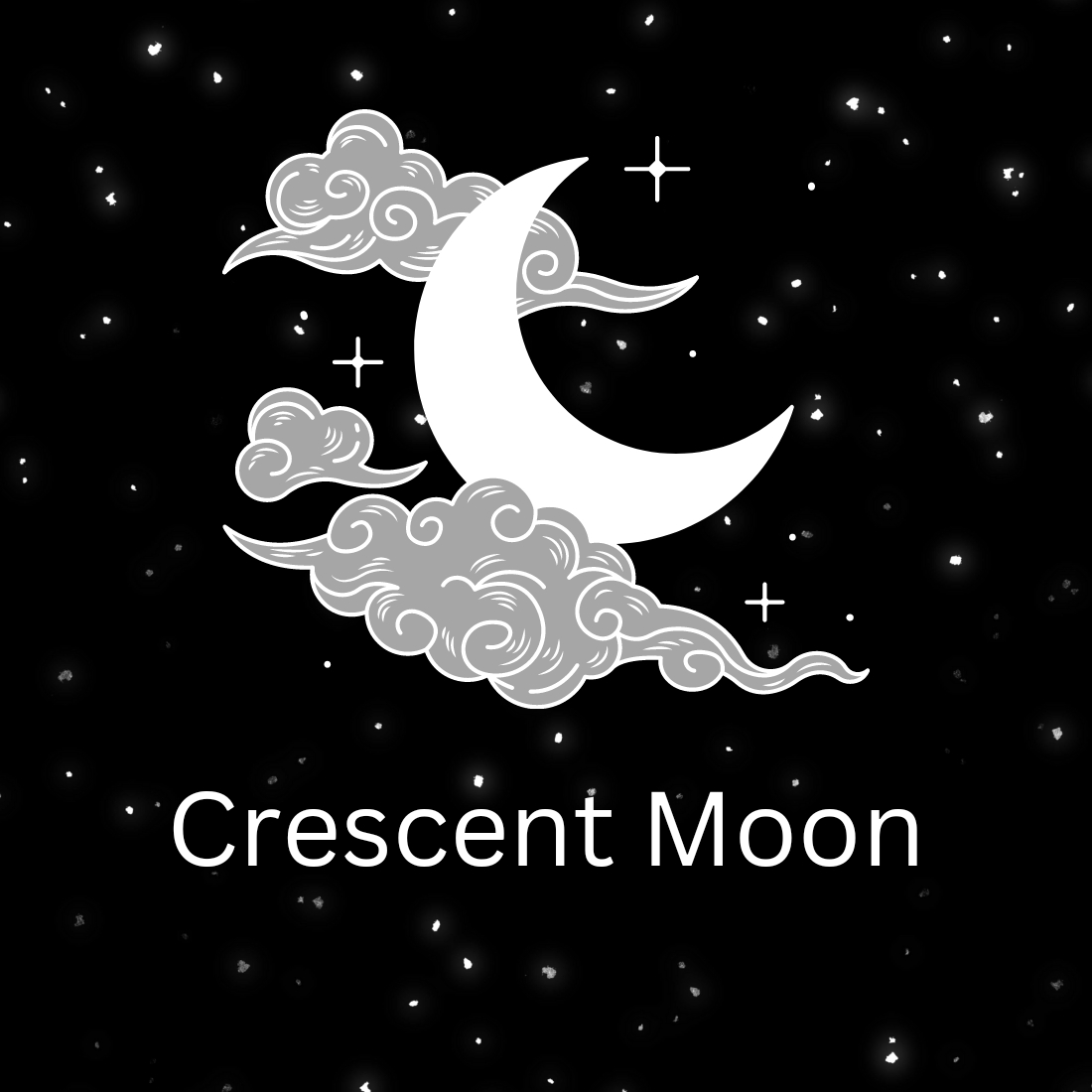 Crescent Moon PNG Design - MasterBundles