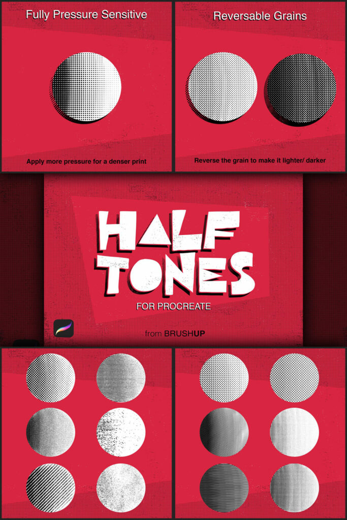 HalfTones for Procreate – MasterBundles