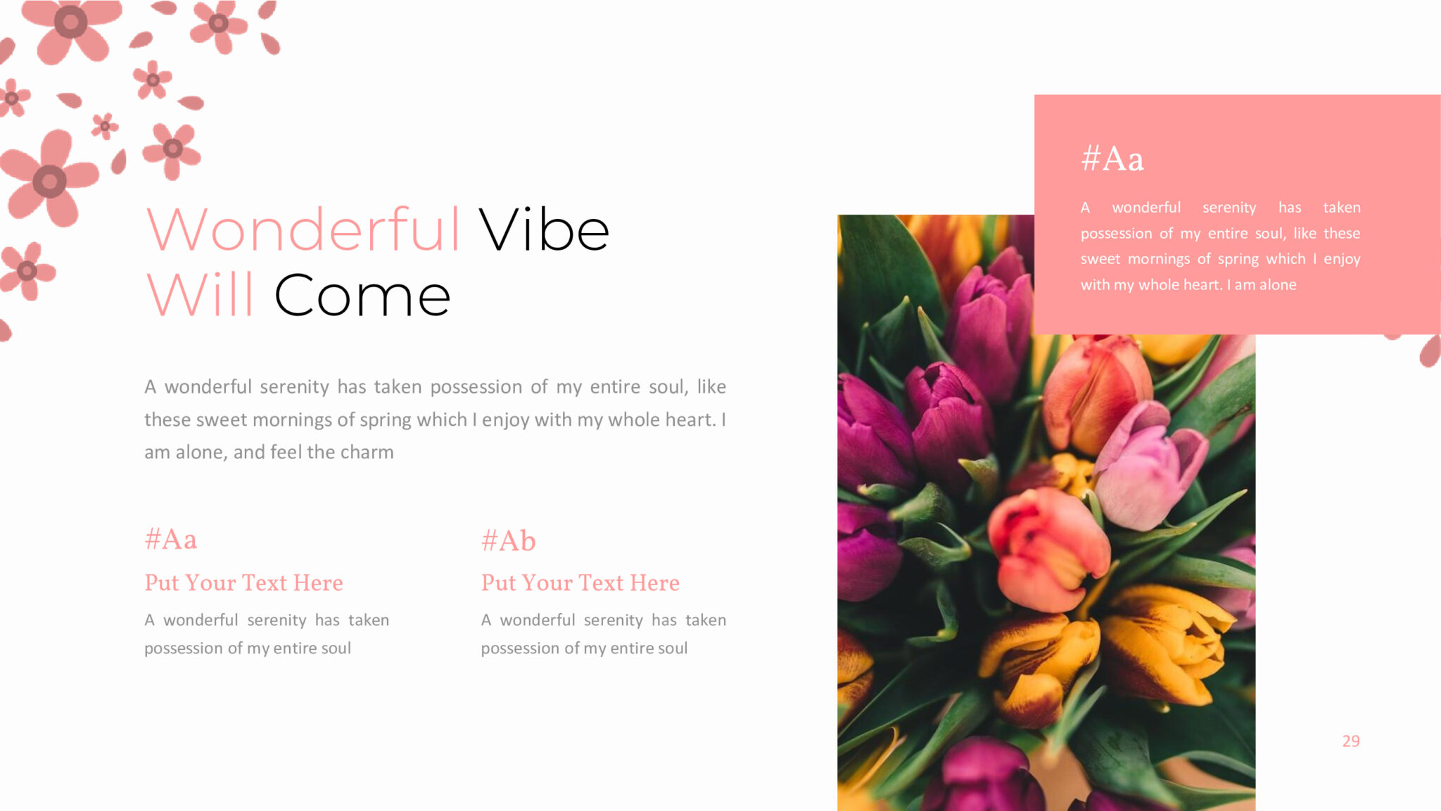 Spring Vibes PowerPoint Template – MasterBundles