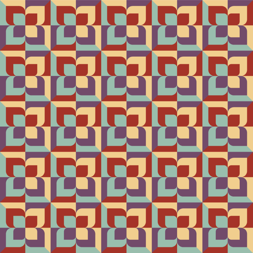 10 Geometric Retro Patterns Design - MasterBundles