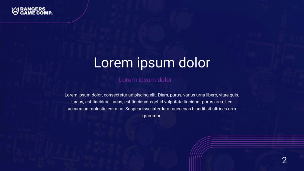 Gaming Stream Powerpoint Template – MasterBundles