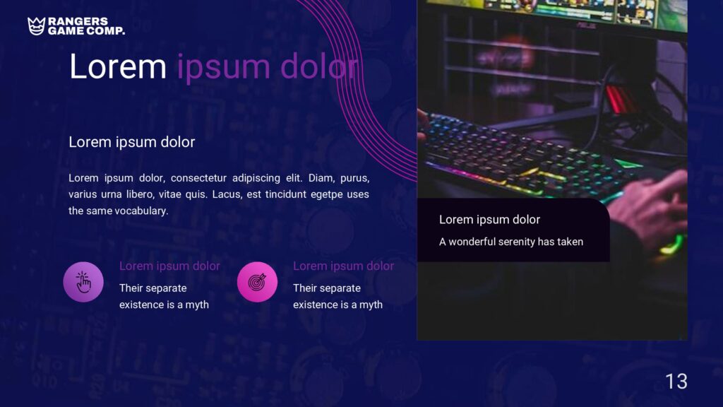 Gaming Stream Powerpoint Template – MasterBundles