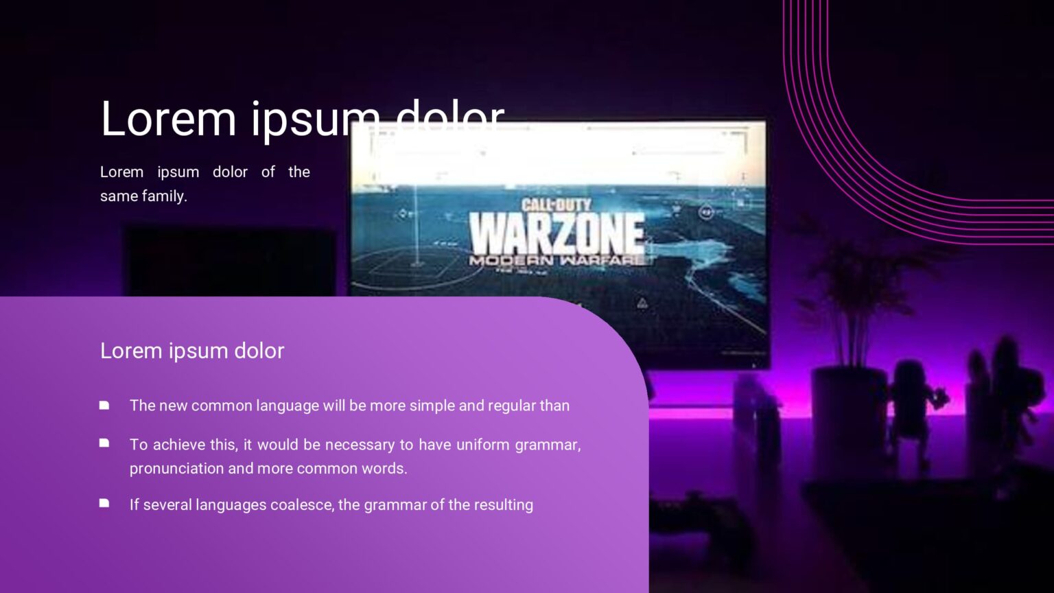 Gaming Stream Powerpoint Template – MasterBundles