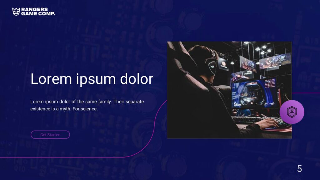 Gaming Stream Presentation Template: 50 Slides PPTX, KEY, Google Slides ...