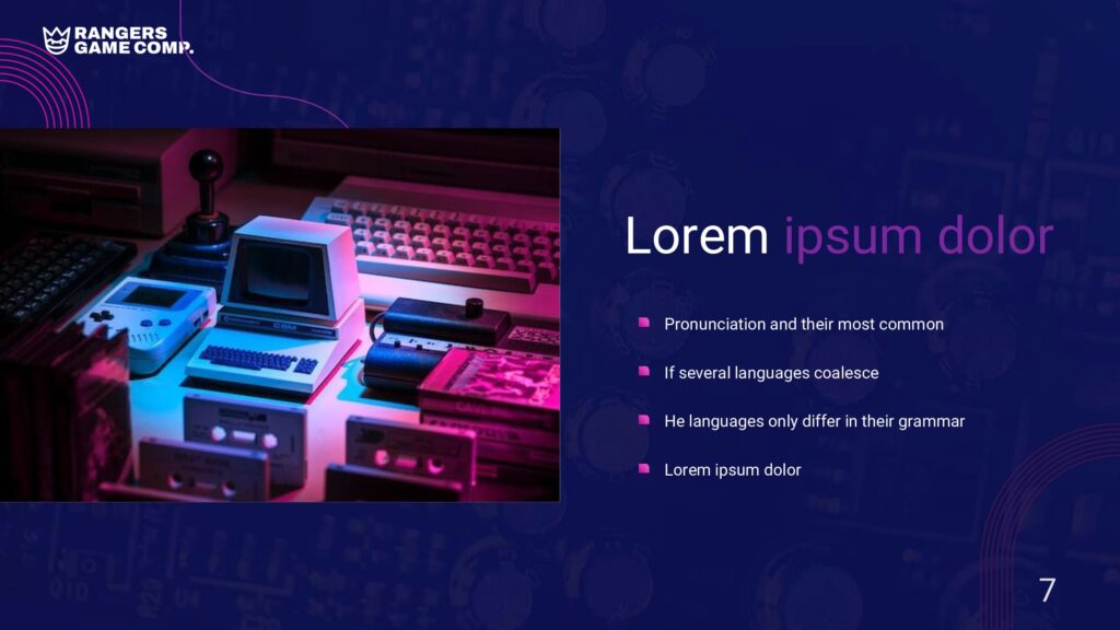 Gaming Stream Powerpoint Template – MasterBundles