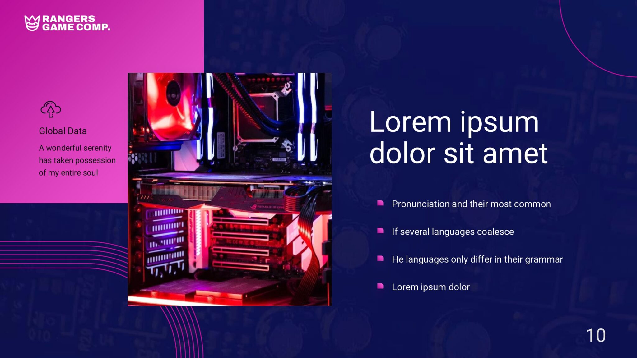 Gaming Stream Presentation Template: 50 Slides PPTX, KEY, Google Slides ...