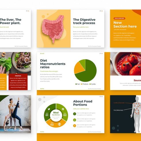Diet Plan Powerpoint & Google Slides Template | Master Bundles
