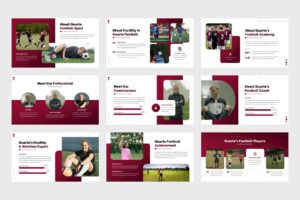 Quarta - Football Sport PowerPoint Template | MasterBundles