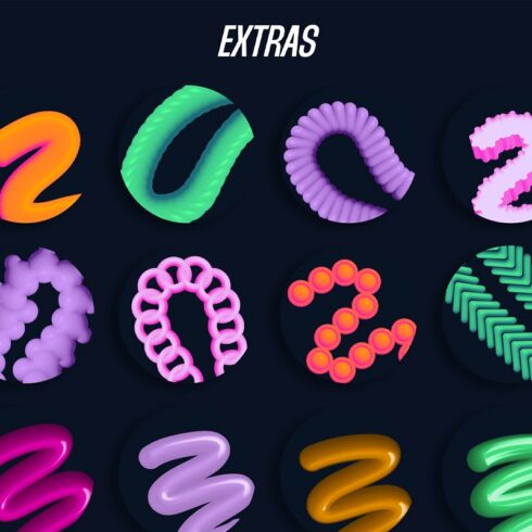 Thick 3D Brushes Procreate | MasterBundles