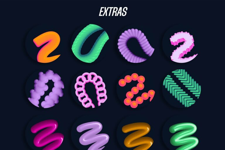 Thick 3D Brushes Procreate – MasterBundles