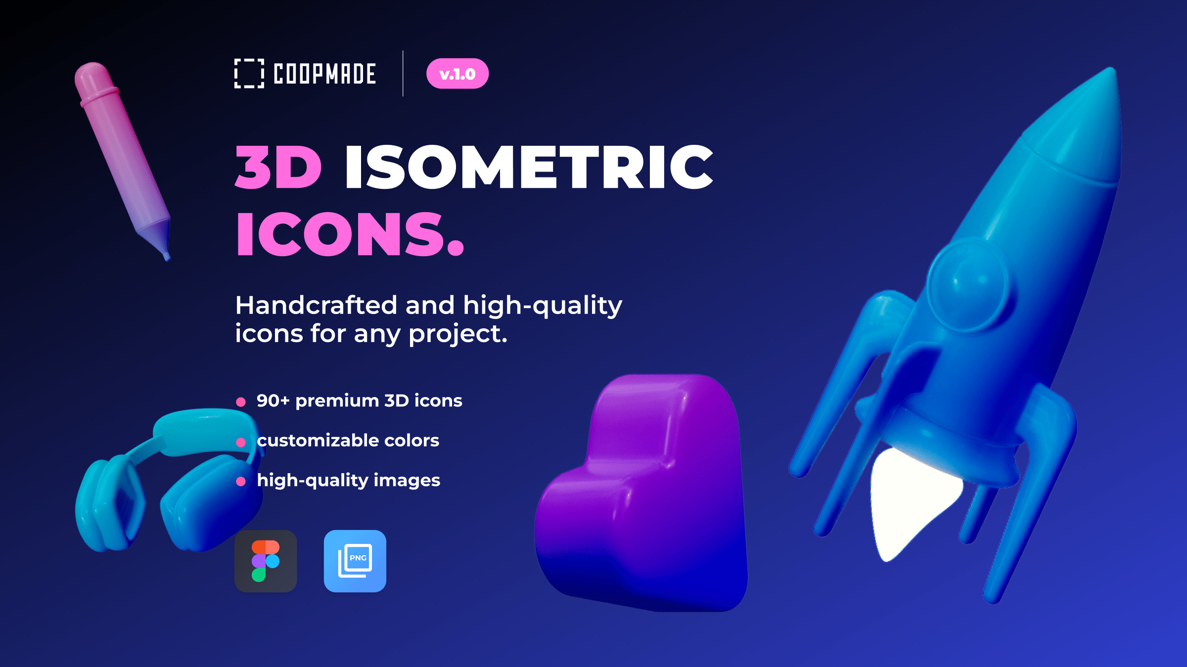 3D Isometric Icons Design Figma - MasterBundles