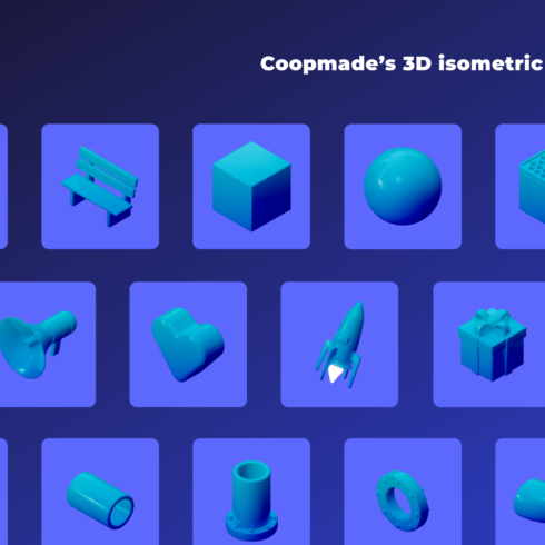 3D Isometric Icons Design Figma | MasterBundles