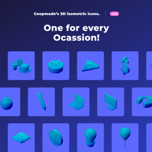 3D Isometric Icons Design Figma | MasterBundles