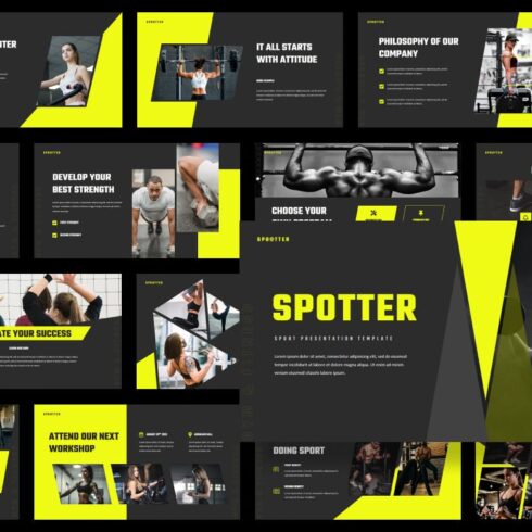 Spotter - Sport & Trainer Presentation PowerPoint | MasterBundles