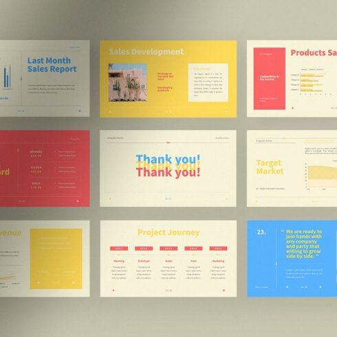 Colorful Infographic Statistics Presentation PPT – MasterBundles