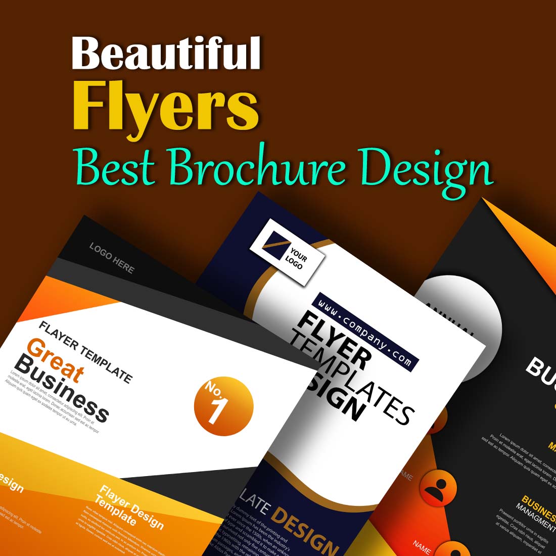 Vintage Style Flyers and Brochure Templates Design - MasterBundles