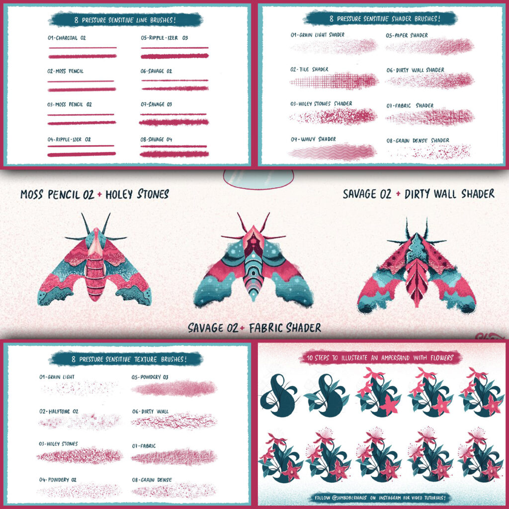 On The Road - Procreate Brush Set – MasterBundles