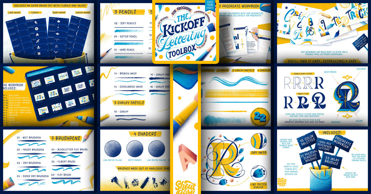 The KickOff Lettering Toolbox – MasterBundles