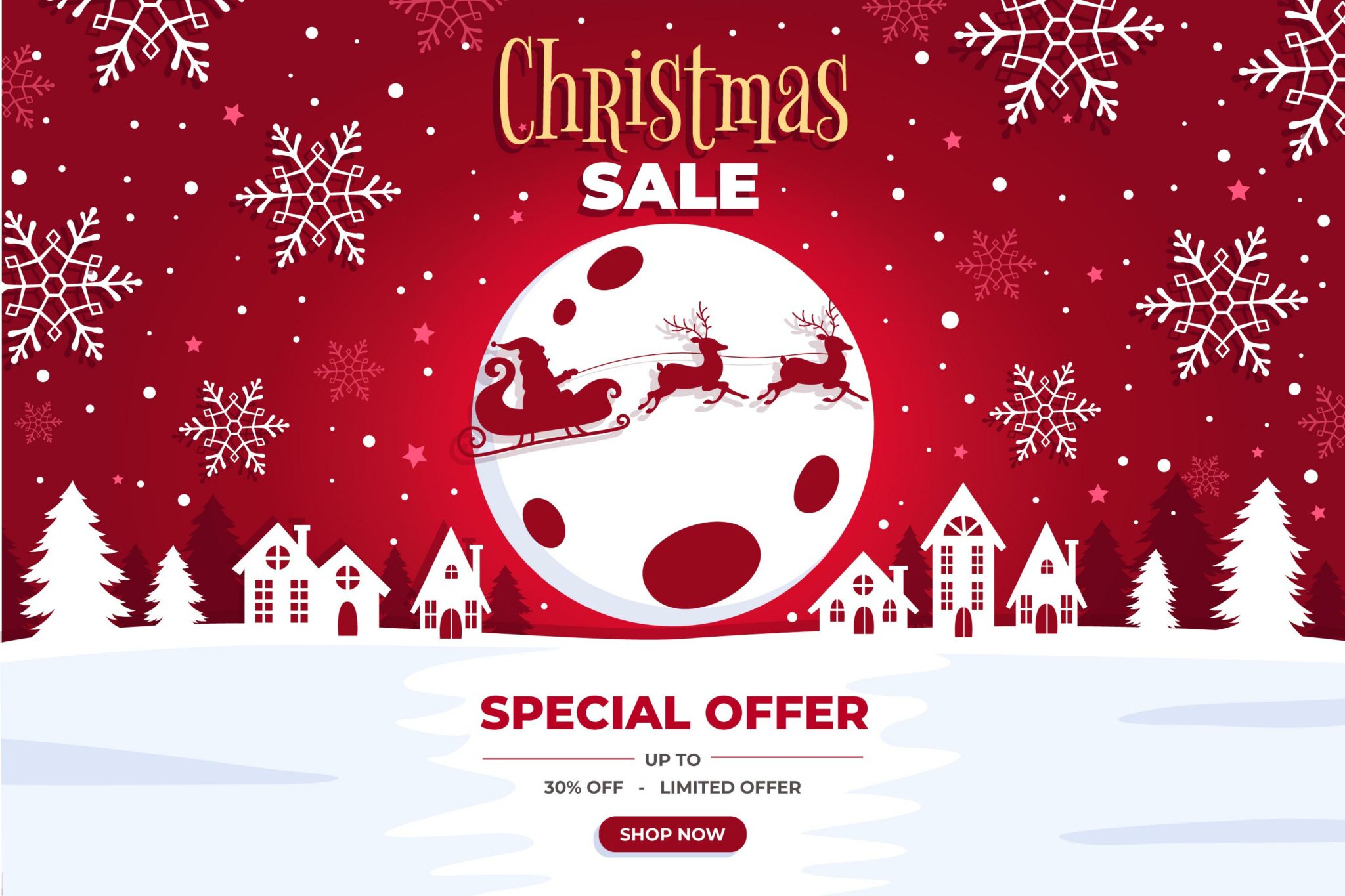 Bundle of 10 Merry Christmas Backgrounds - MasterBundles