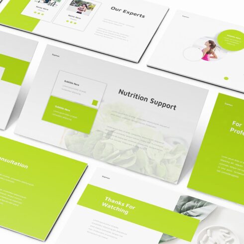 Supplements Powerpoint Template | MasterBundles