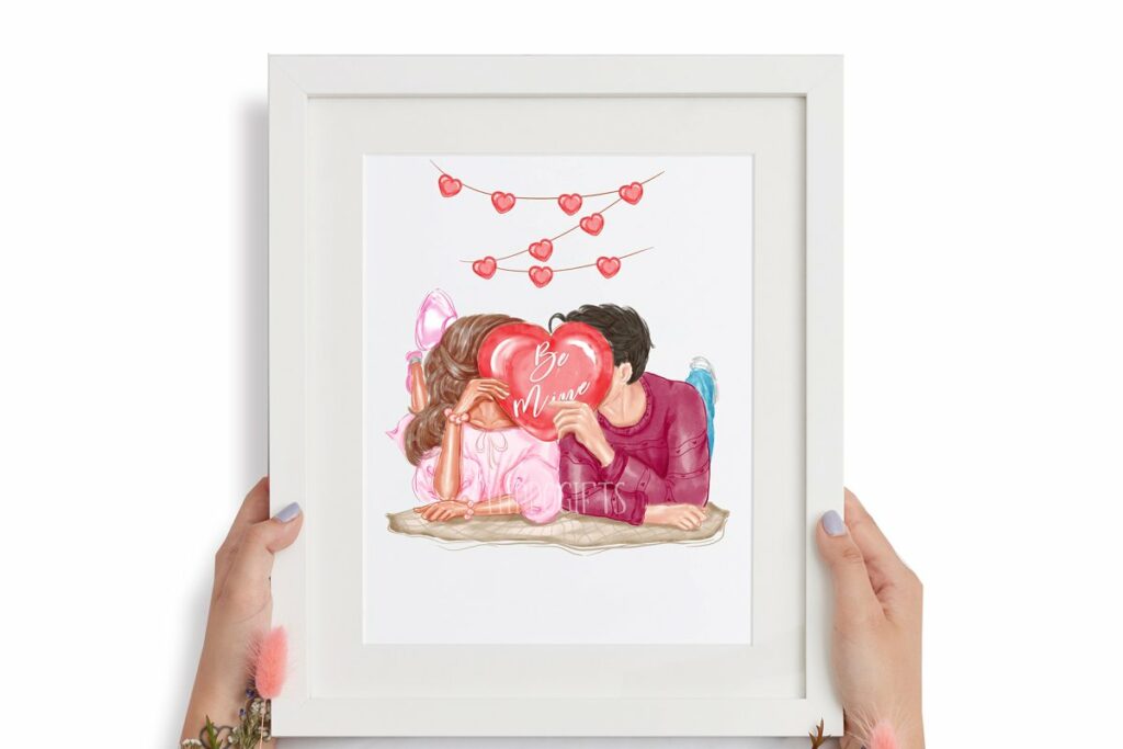 Valentine's Day Clipart Love Couple – MasterBundles