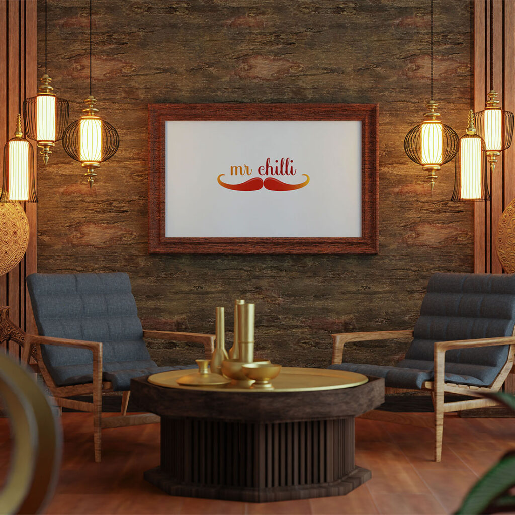 Creative and Minimal Food Logo, Mr. chilli, - MasterBundles