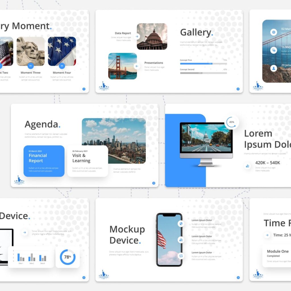4th Of July Google Slides Theme – MasterBundles