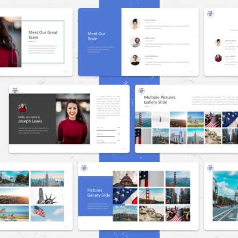 Labor Day Presentation Template – MasterBundles