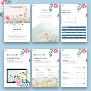 Spring Time Vertical PowerPoint Template – MasterBundles