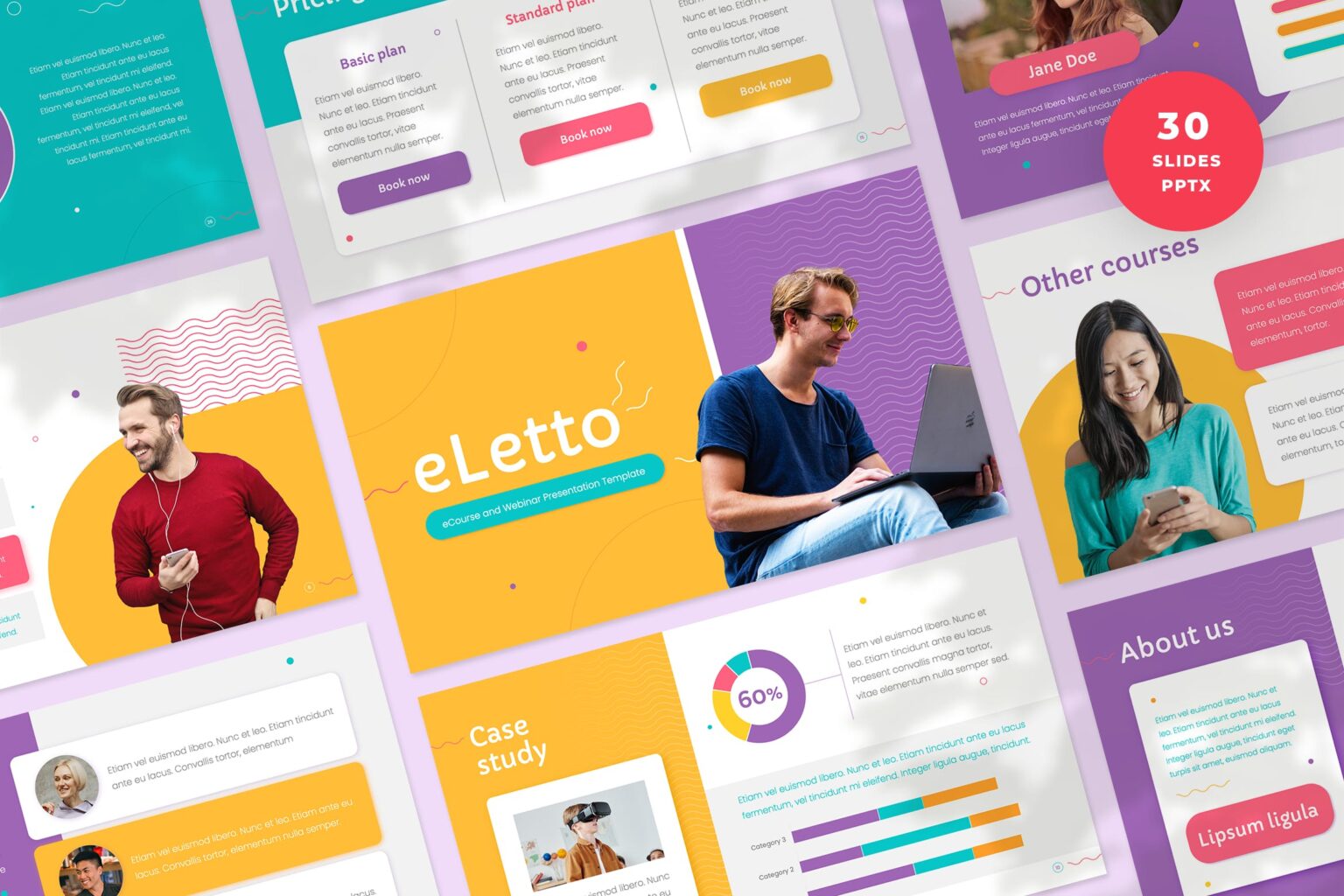 eCourse and Webinar Presentation Template – MasterBundles